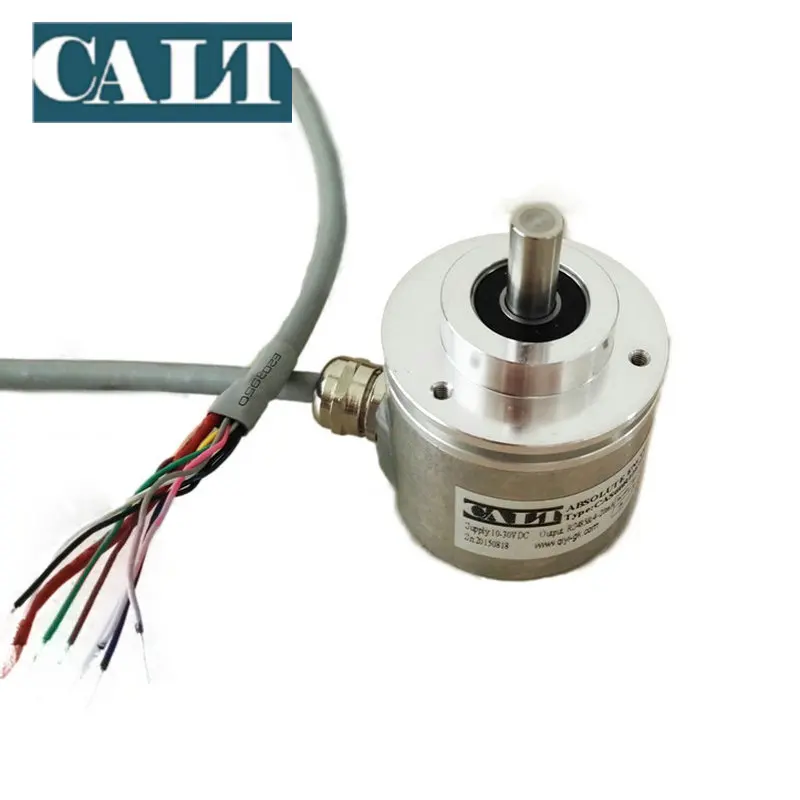 ผู้ขายร้อน CAX60 multiturn linear absolute encoder 4 20mA และ RS485 dual output magnetic ...