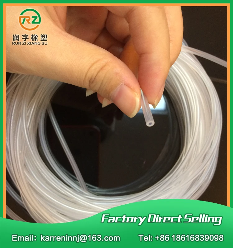 Tiny Size Flexible Rubber Hose/Pipe/Tube Food Grade Silicone Rubber ...