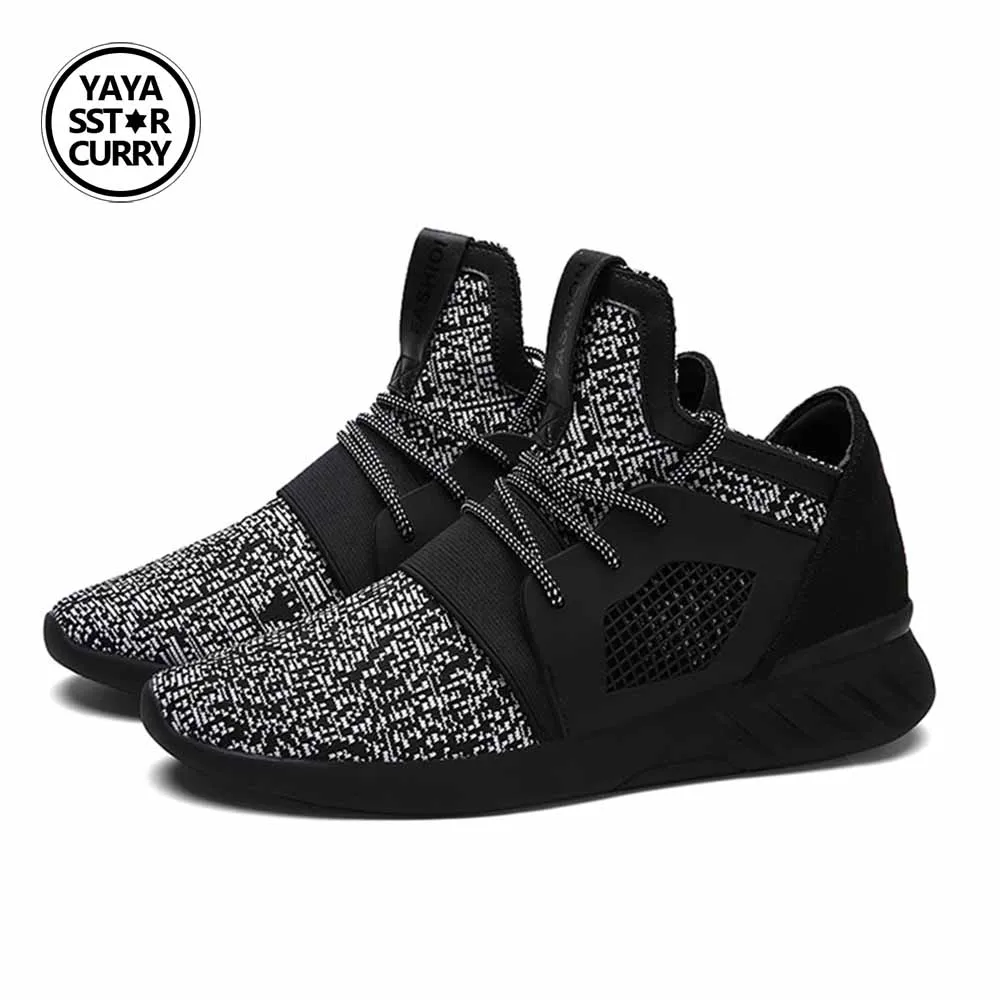 YAYA SSTAR CURRY Men Shoes Fly Weave Air Mesh Lightweight Men Shoes ...