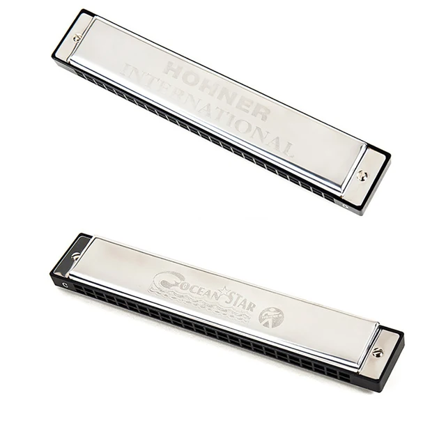 Hohner Oceanstar Tremolo Harmonica 24 Hole 48 Tone Mouth Organ ...