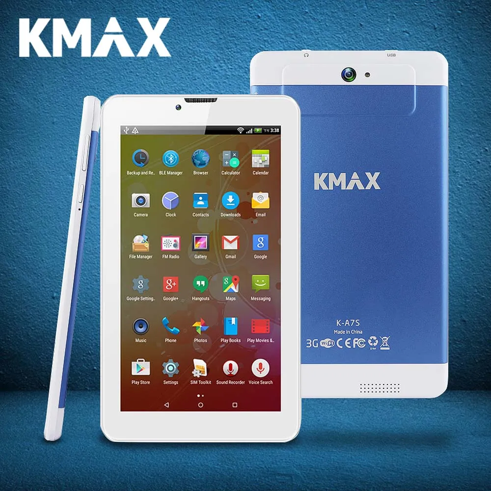 KMAX K A7S Tablet 7 inch IPS Quad Core MTK CPU Built in 3G Phone Call ...