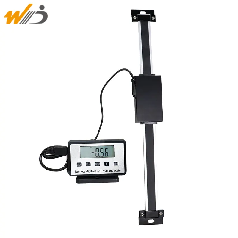001mm 0 500mm Digital Linear Scale With Lcd Base Remote Display Readout Linear Scale External