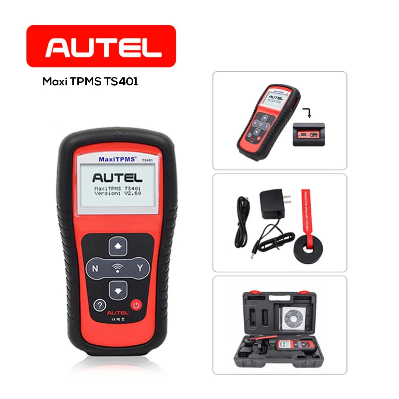 Autel MaxiTPMS TS401 TPMS Tool Tire Pressure Sensor Activator TPMS ...