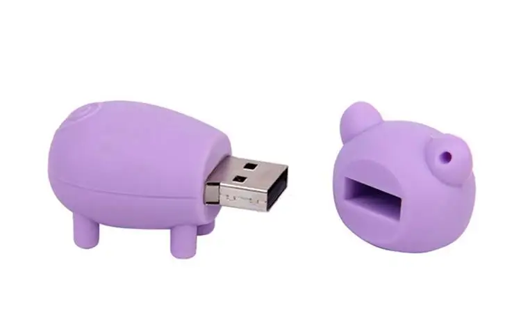 Hot sale 100pcs/lot Cute pink pig usb flash drive 8GB 16GB 32GB 64GB ...