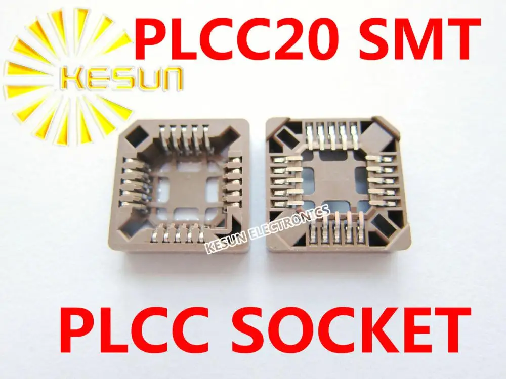40 Uds. PLCC20 PLCC 20 pines SMT tipo IC enchufe|socket|socket ic ...
