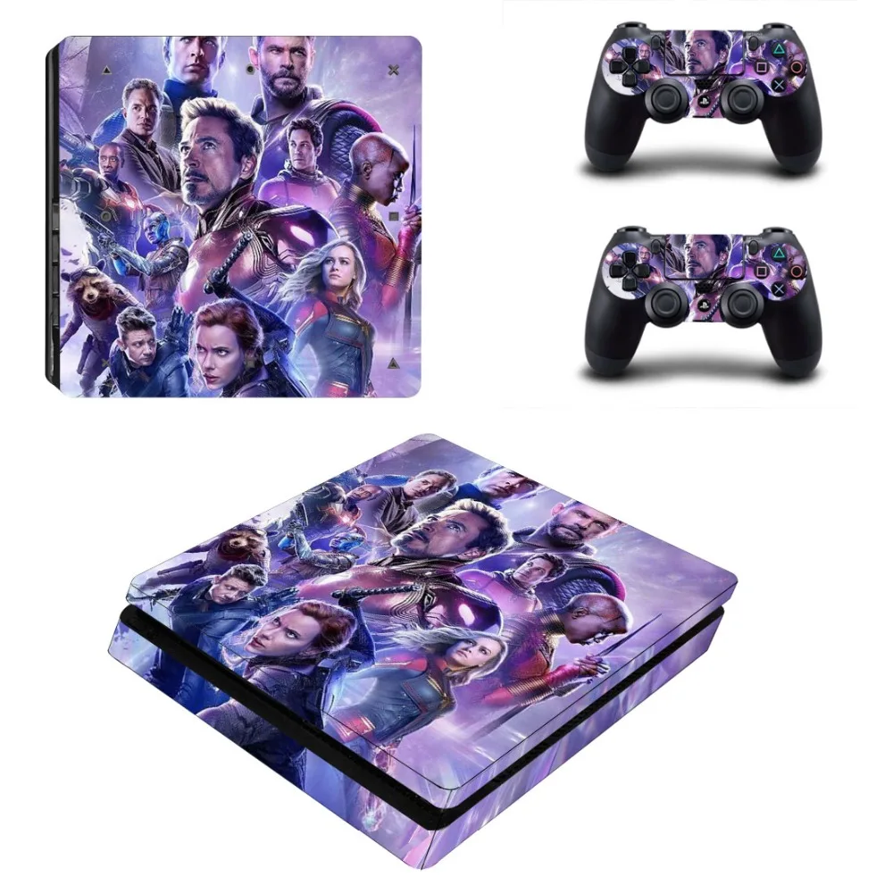 Avengers Endgame Spiderman Hulk PS4 Slim Skin Sticker Decal for ...