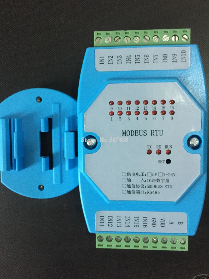 Modbus Rtu Switching Module Digital Input Module Isolation Type 16 Road Di Modbus Communication 0416