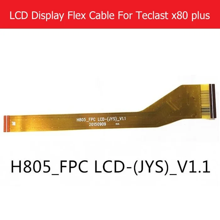 100% Genuine LCD Panel Flex Cable For Teclast x80 plus 8.0" LCD Display ...