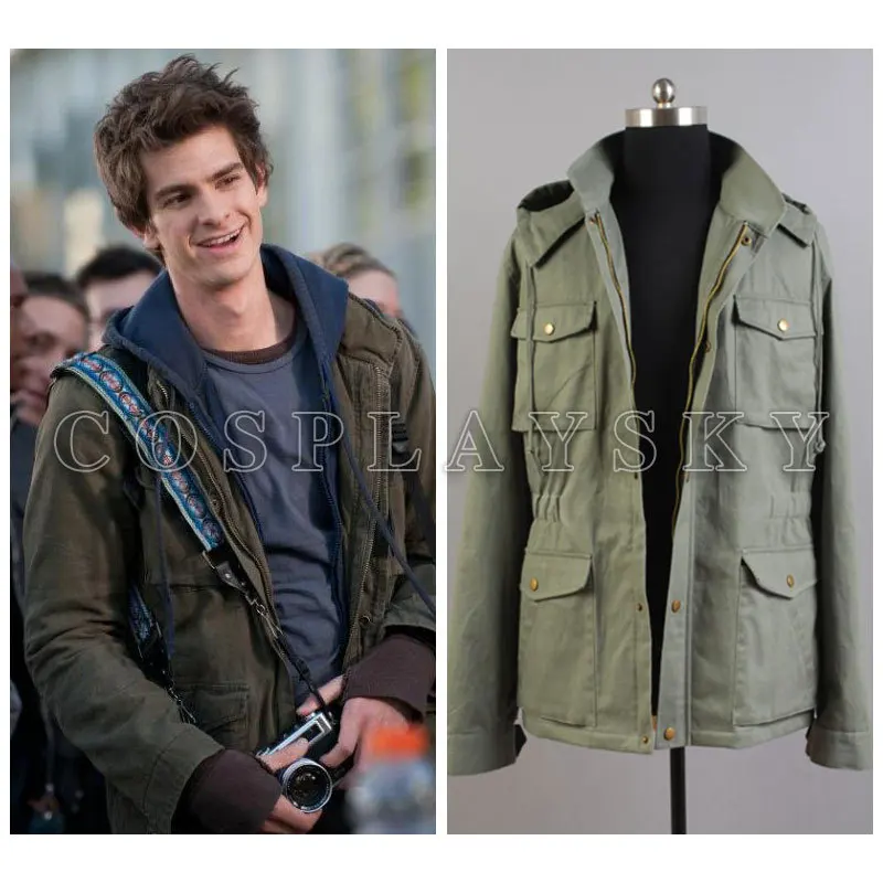 2017 Hot Style The Amazing Spider Man Peter Parker Jacket Hoodies Men ...