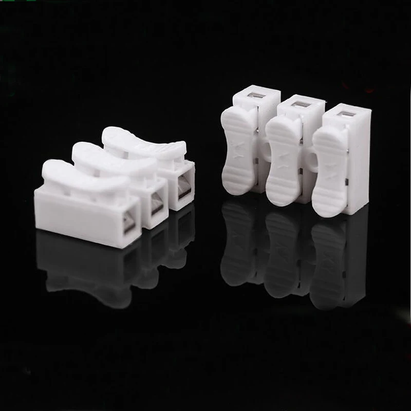 CH 3 Fast 3 Bit Wire Connector Press Type Docking Terminal 3P Universal ...