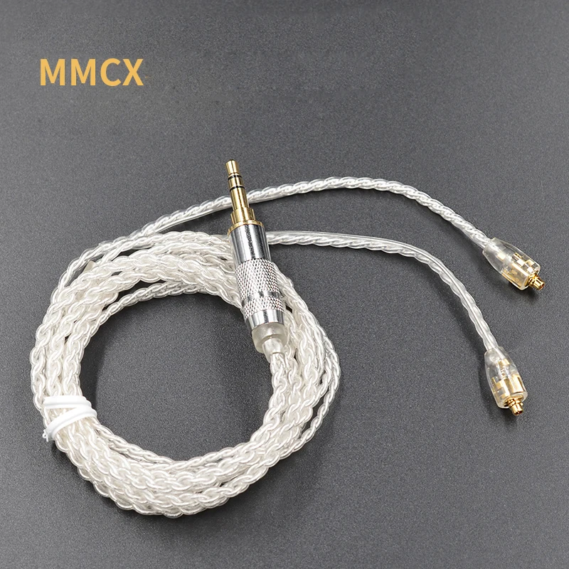 New Mmcx Cable Silver Plating Cable Upgraded Cable Replacement Cable ...