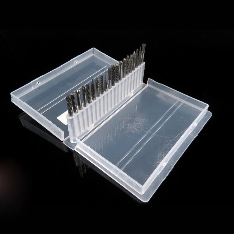 New 20pcs Single slot Double slot CNC Bits One set Spiral Mills Carbide ...