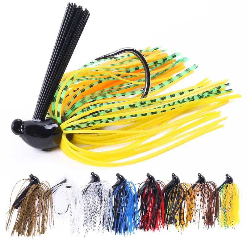 Chatterbait-Lure-10G-Spinner-Bait-Weedless-Fishing-Lure-Jig-Head ...