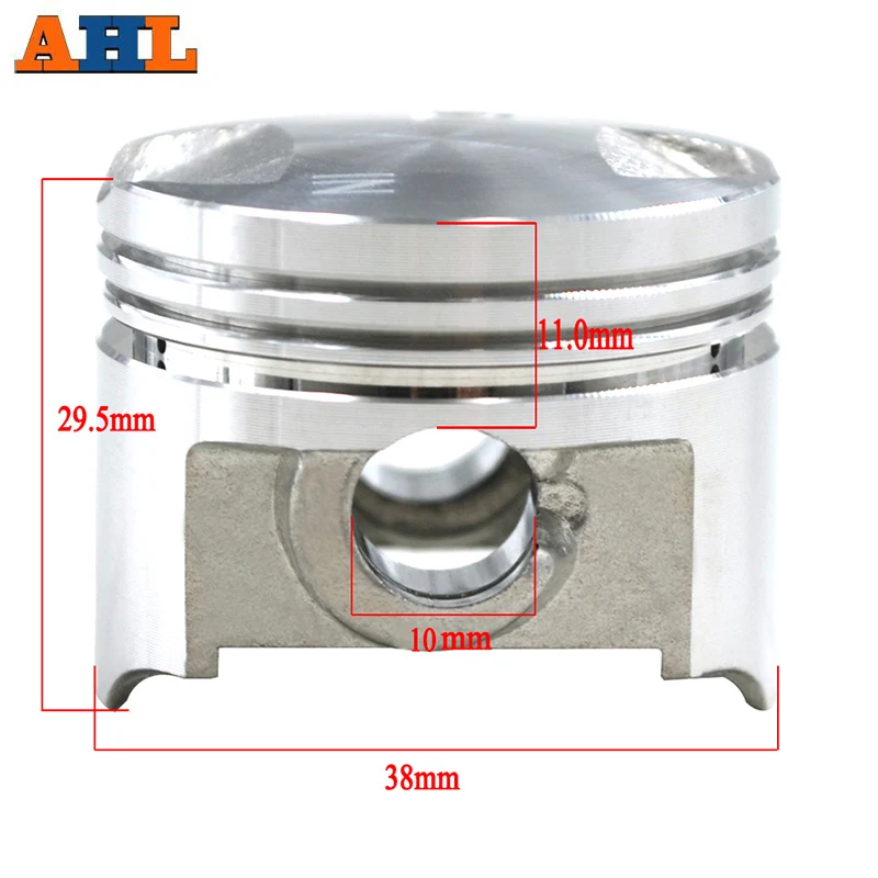 Ahl Motorcycle Engine Parts Std ~+100 38mm~39mm Piston & Piston Ring Kit For Honda Dio 50 Af54 ...