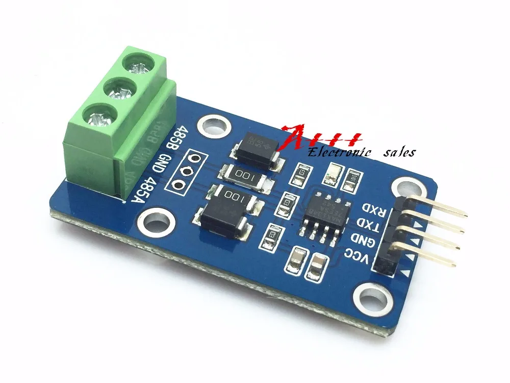 Module MCU TTL vers RS485, 5 pièces, port série 485, conversion de tension UART, flux de ...