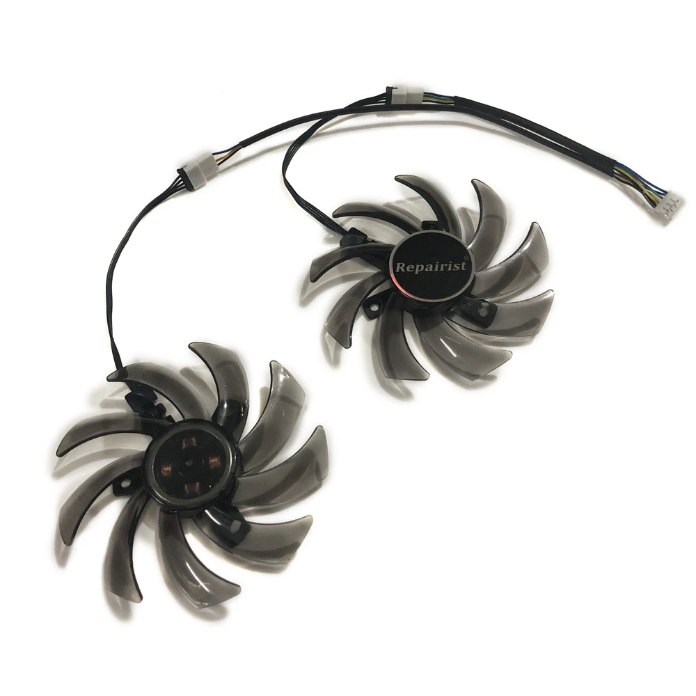 2pcs/set 87mm(90mm) Ga91s2u Gpu Vga Card Cooler Fan For Palit Geforce ...