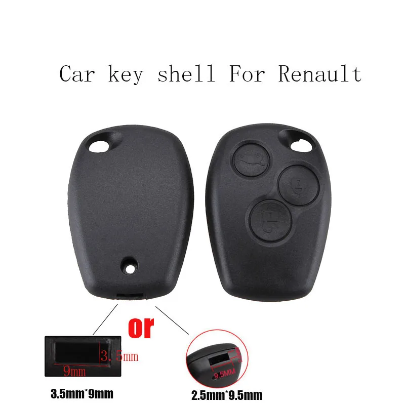 Replacement 2/3 Buttons Remote Key Shell Case For Renault Clio Modus ...