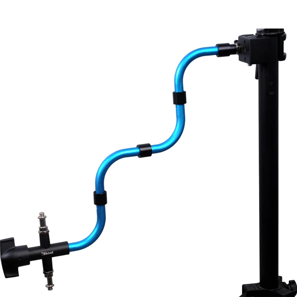 Super Strong Clamp for Tripod Light Stand Boom + Cobra shaped Rotating ...