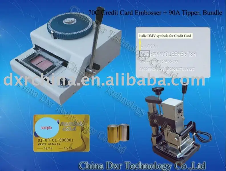 RFID Card Embosser+VIP Card Tipper,Bundle|card sticker|card change ...