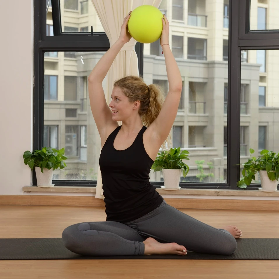 Yoga Ball for Kids & Adults 100% PU Non Toxic Materials 330G 8 Inch ...