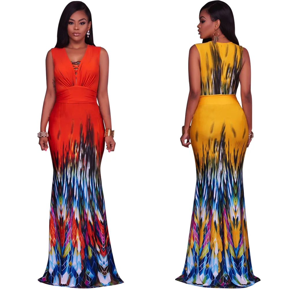 2017-New-Arrival-Real-Latest-Printing-Fold-Dress-High-Quality-Dignified ...