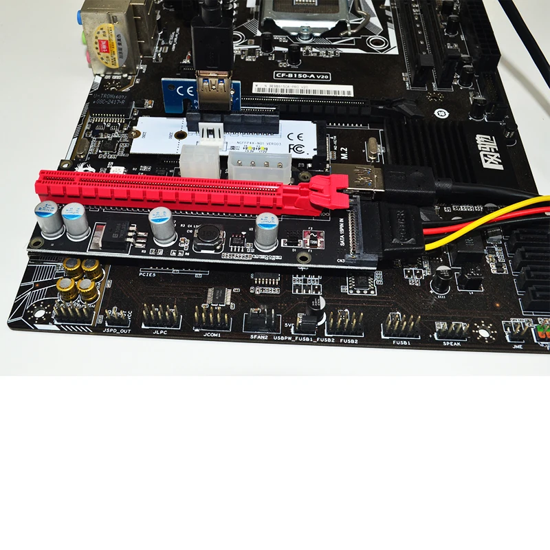 High Speed PCI E 4X to NGFF M.2 Riser Card M2 M Key to PCIE X4 Adapter ...
