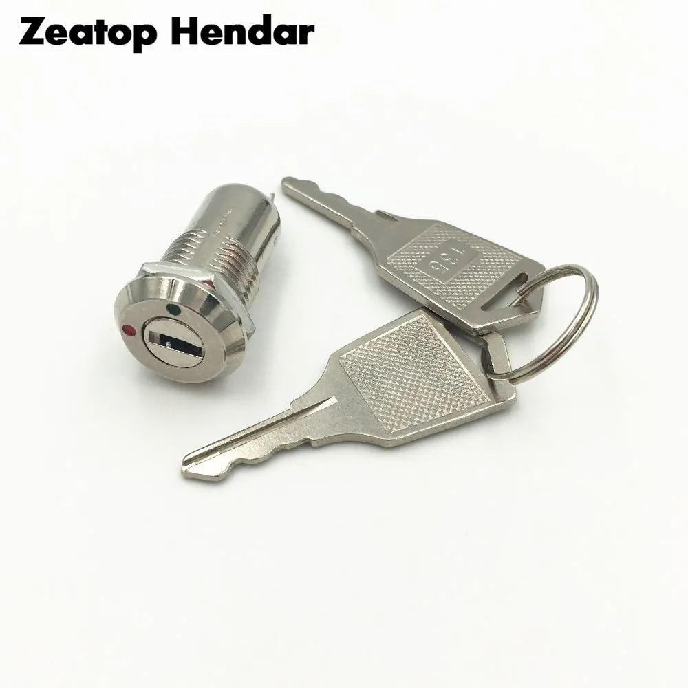 1set 12mm D135 Matel Micro Barrel Electronic Key Lock Switch On/off 2 ...
