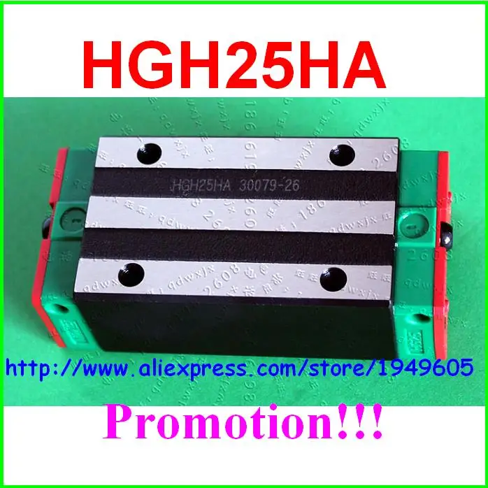 4pcs HIWIN HGH25HA linear guide block|linear guide block|linear ...