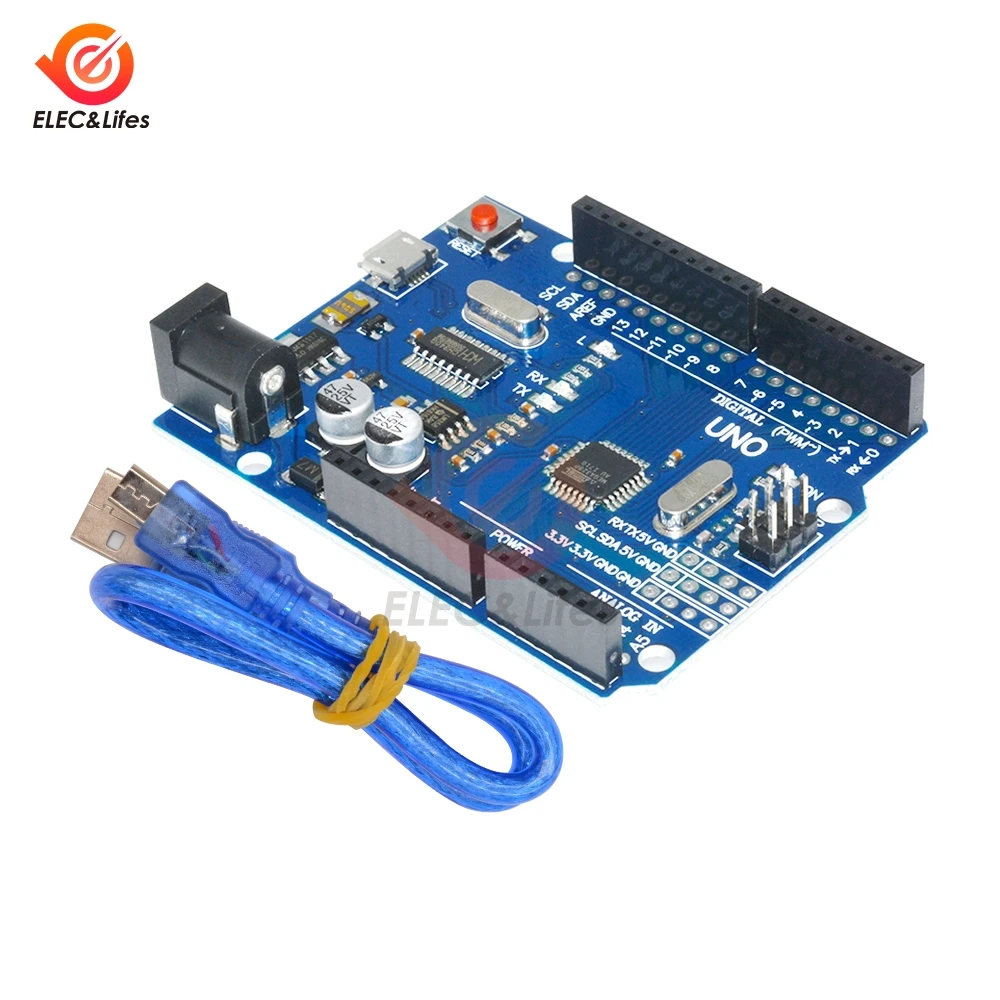 Купить Микроконтроллер Micro USB UNO R3 ATmega328P CH340G CH340 ...