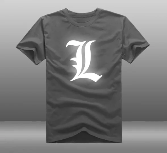 Camiseta de Death Note para hombre, camisa de manga corta de algodón ...