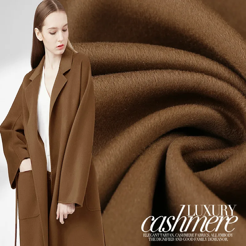 1meter,100% Double faced Cashmere Fabrics No Stretch Fabric Nature Pure ...