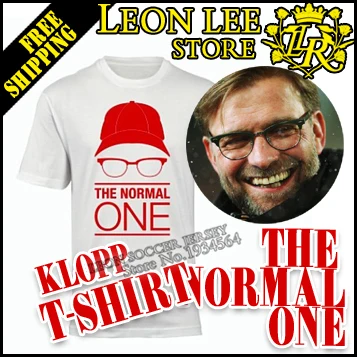 2016-2015-Klopp-The-Normal-One-1-T-Shirt-white-Soccer-jersey-15-16-Fans ...