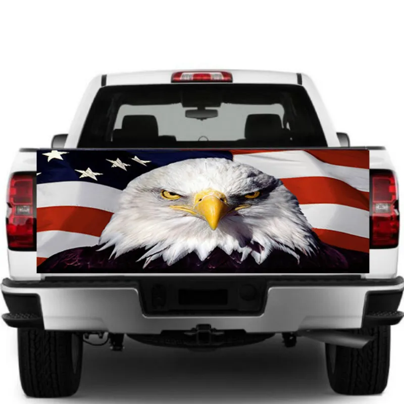 36 cm American Flag Eagle Car Truck Rear Window Graphic Decal PVC ...
