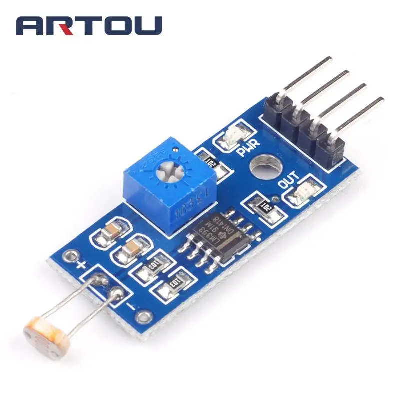5PCS LM393 Photosensitive Brightness Resistance Sensor Module Light ...