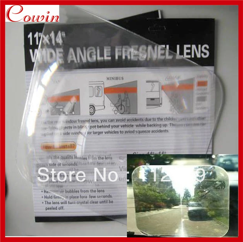 Free ship Large 11x14 inch WIDE ANGLE REAR view WINDOW OPTICAL FRESNEL ...