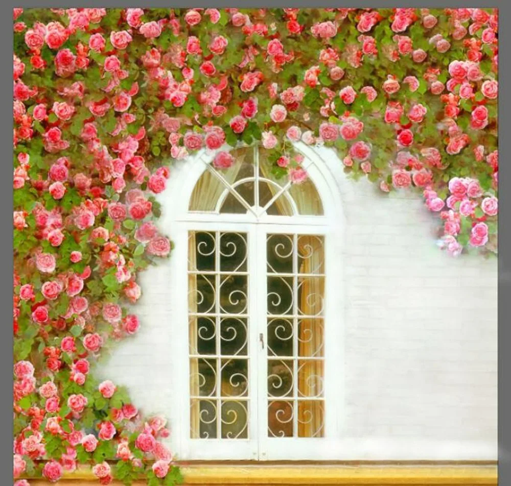 VinylBDS-Flowers-House-Photo-Studio-Background-High-Quality-Window ...