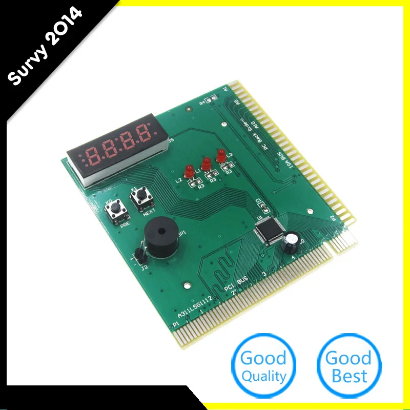 4 Digit Pci Post Card Lcd Display Pc Analyzer Diagnostic Card ...