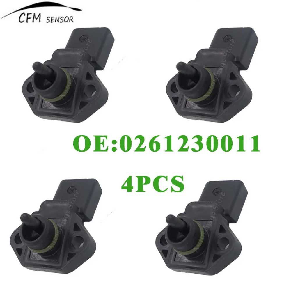 4pcs New 0261230011 MAP Sensor For Geely BL VW Caddy Golf Polo Lupo ...