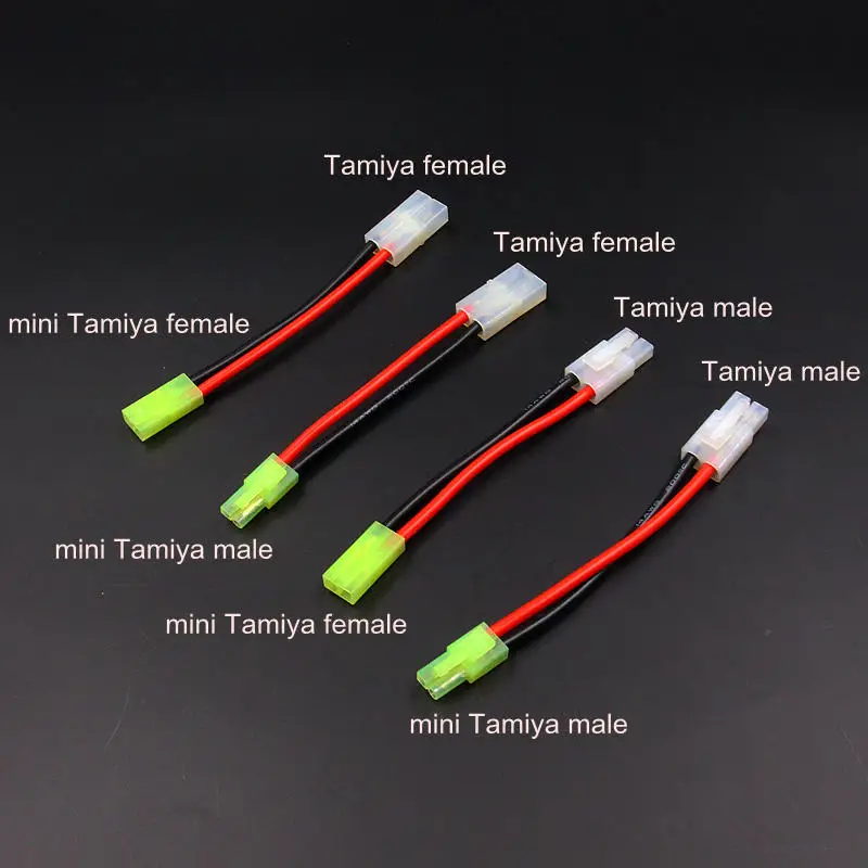 Mini Tamiya Connector JR/HITEC/FUTABA MALE RX RECEIVER SERVO CONNECTOR ...
