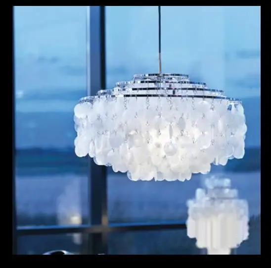 Shell-restaurant-bedroom-Sea-rock-shells-pendant-light-lamps-50CM-lamps ...