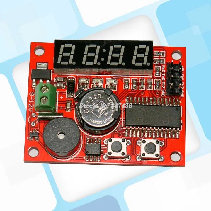 DS1302 SC 92 digital clock 51 single chip microcomputer time control ...