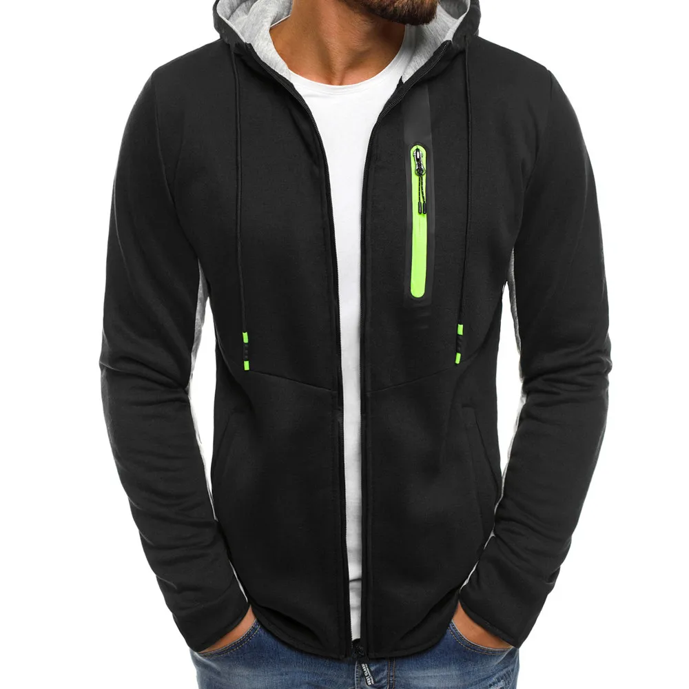 Hoodies Men 2019 Fashion Hoodies Brand Men Personality Zipper