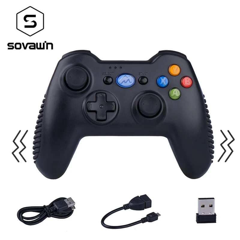 Vibration G01 2.4G Wireless Gamepad for PlayStation for PS3 Controller ...
