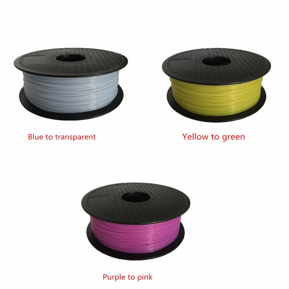 New 3D PLA Printer Filament Warm color change color at 30 35 degrees 1 ...