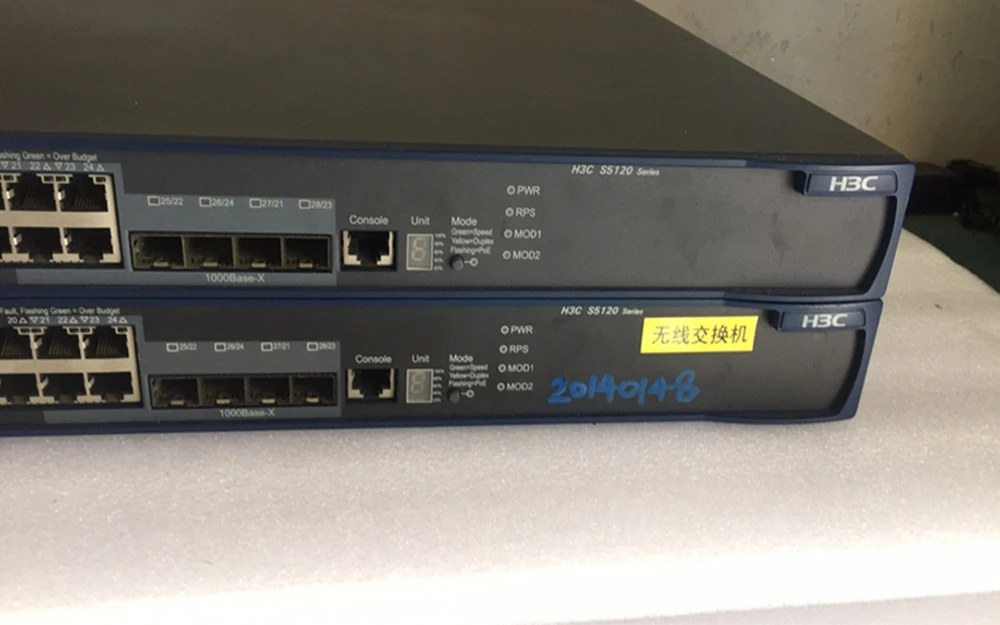 H3c (S5120 28C PWR EI) (smb s1526) (ER2100V2 CN) (h3c S3600 28P PWR SI ...