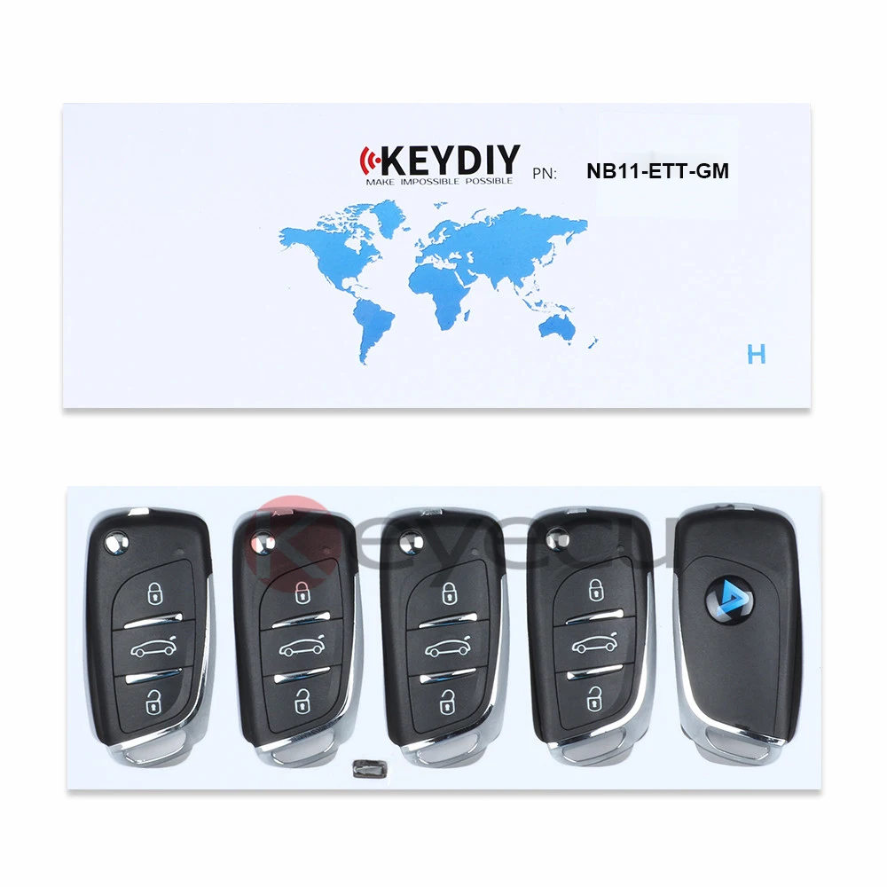 KEYECU 5PCS/lot Universal Remote NB Series for KD900 KD900+,KEYDIY ...