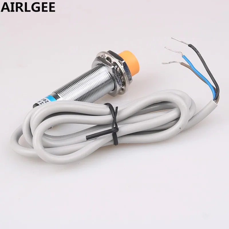 M18 Inductive Proximity switch LJ18A3-8-Z / AX/AY DC 3-wire NPN PNP NC Normally closed 8mm ...