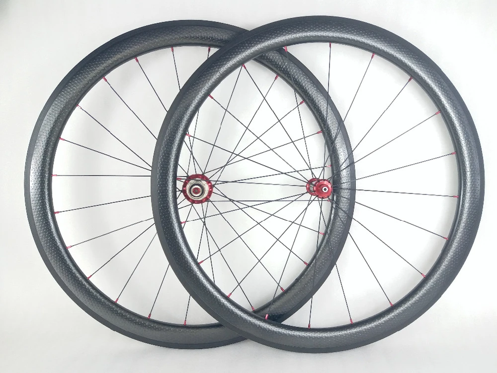 DEEROBUST LIGHTEST 1209G 45MM DIMPLE CARBON CLINCHER/ TUBULAR ROAD BIKE ...