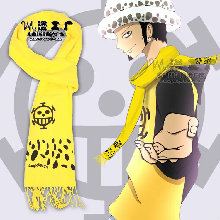 Aliexpress.com : Buy New! One Piece Cosplay Trafalgar Law Scarf Anime ...