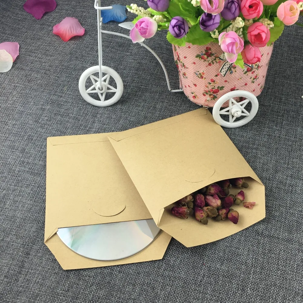 13-13cm-High-Quality-Disc-CD-Sleeve-150gsm-Thick-Kraft-CD-DVD-Paper-Bag ...